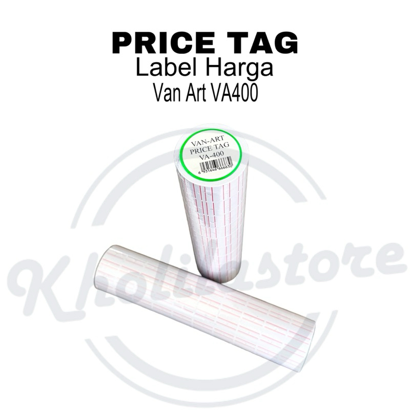 Jual Isi / Refill Label Harga Van Art VA400 isi 10 rol | Shopee Indonesia
