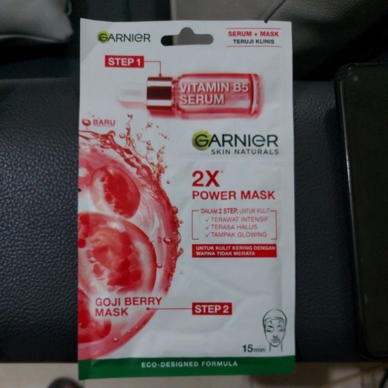 Jual Garnier Serum Masker Goji Berry Mask | Shopee Indonesia