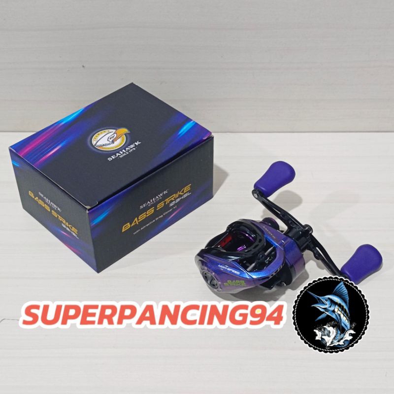 Jual Reel BC Seahawk Bass Strike (Handle Kiri) | Shopee Indonesia