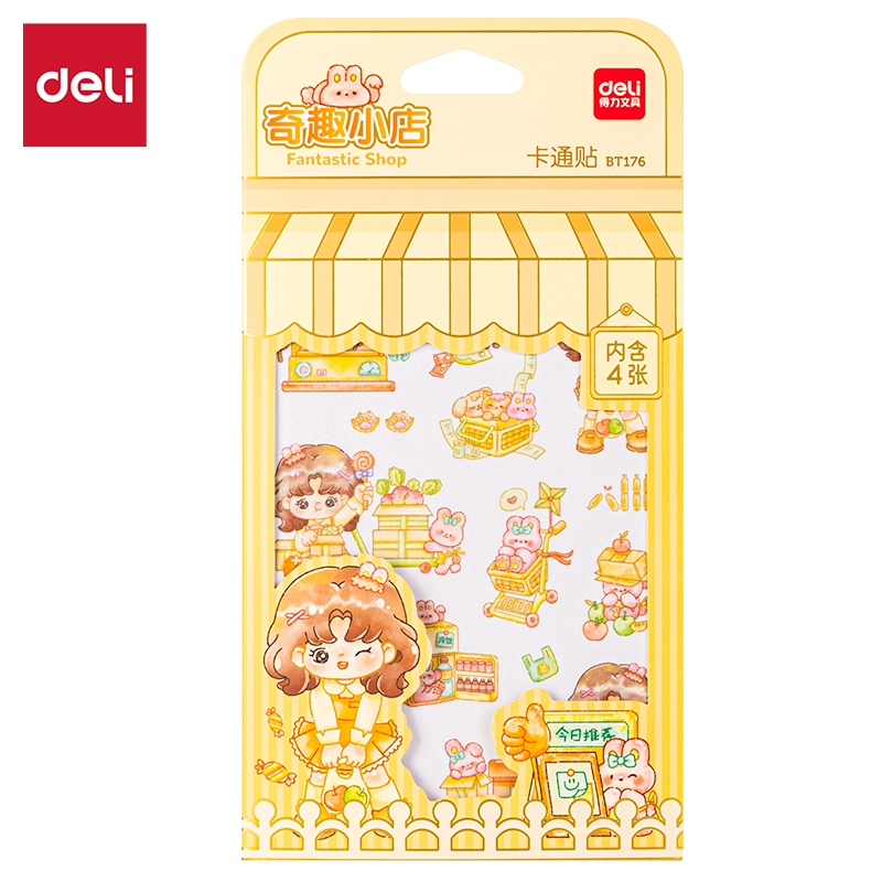 Jual Deli Stiker Hias / Sticker Lucu Berbagai Desain BT1XX | Shopee ...