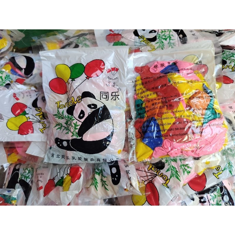 Jual Balon 6 in CAP PANDA TONGLE si 200 pcs | Shopee Indonesia