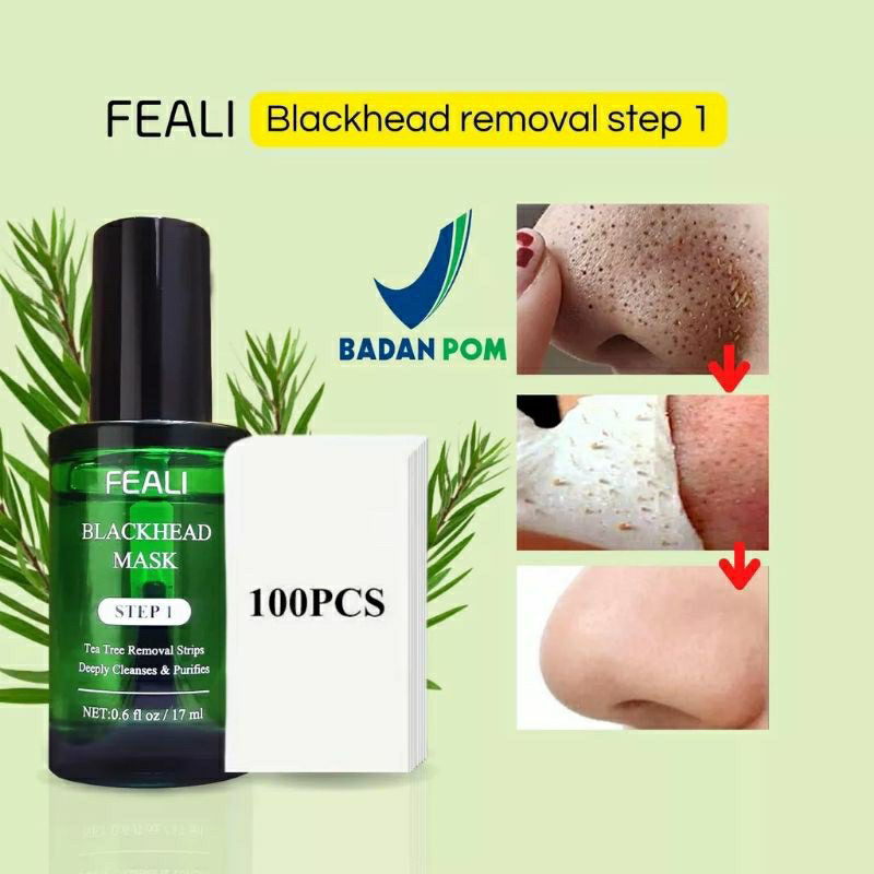 Jual STEP 1 FEALI TREE BLACKHEAD MASK (STEP 1) | Shopee Indonesia