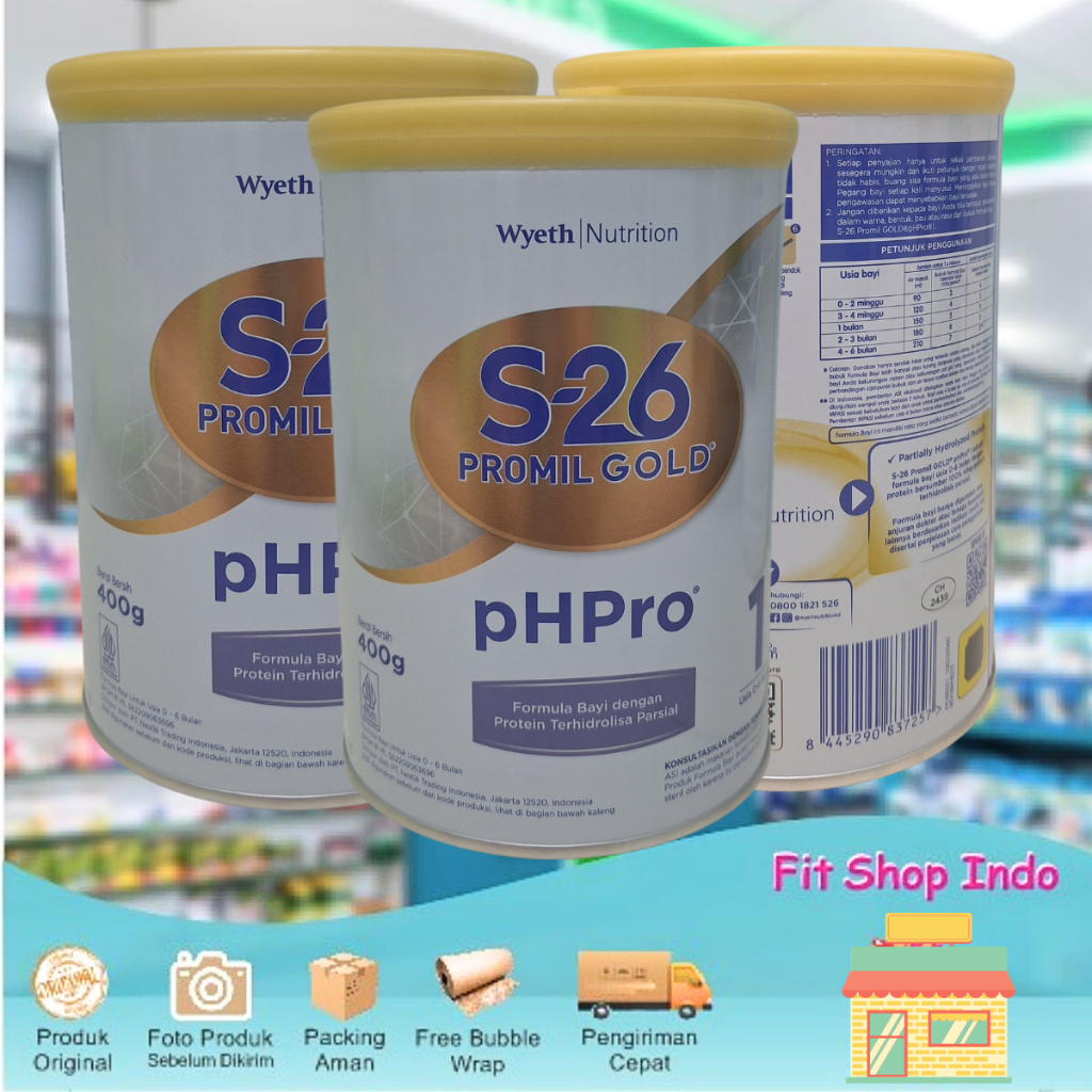 Jual S - 26 Promil Gold pH Pro Kaleng 400g | Shopee Indonesia
