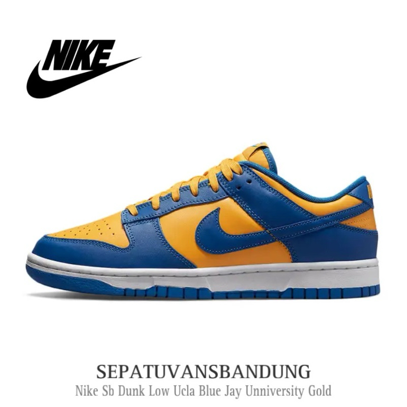 Jual Nike Sb Dunk Low Ucla Blue Jay Unniversity Gold | Shopee Indonesia