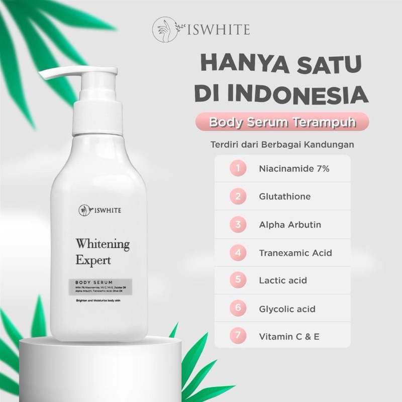 Jual [READY] ISWHITE WHITENING BODY MASK 200 GR / ISWHITE WHITENING ...