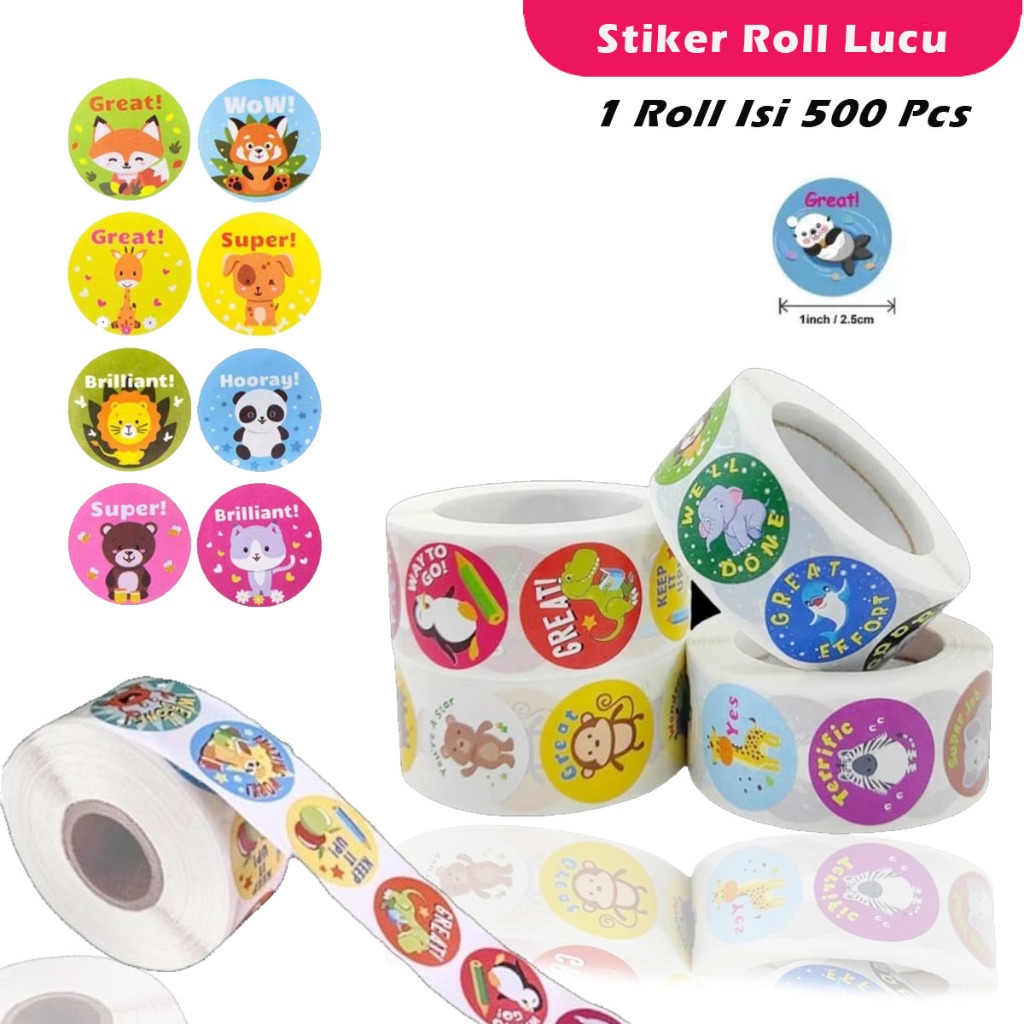 Jual Stiker Motivasi Stiker Reward Sticker Lucu Stiker - Stiker Kertas ...