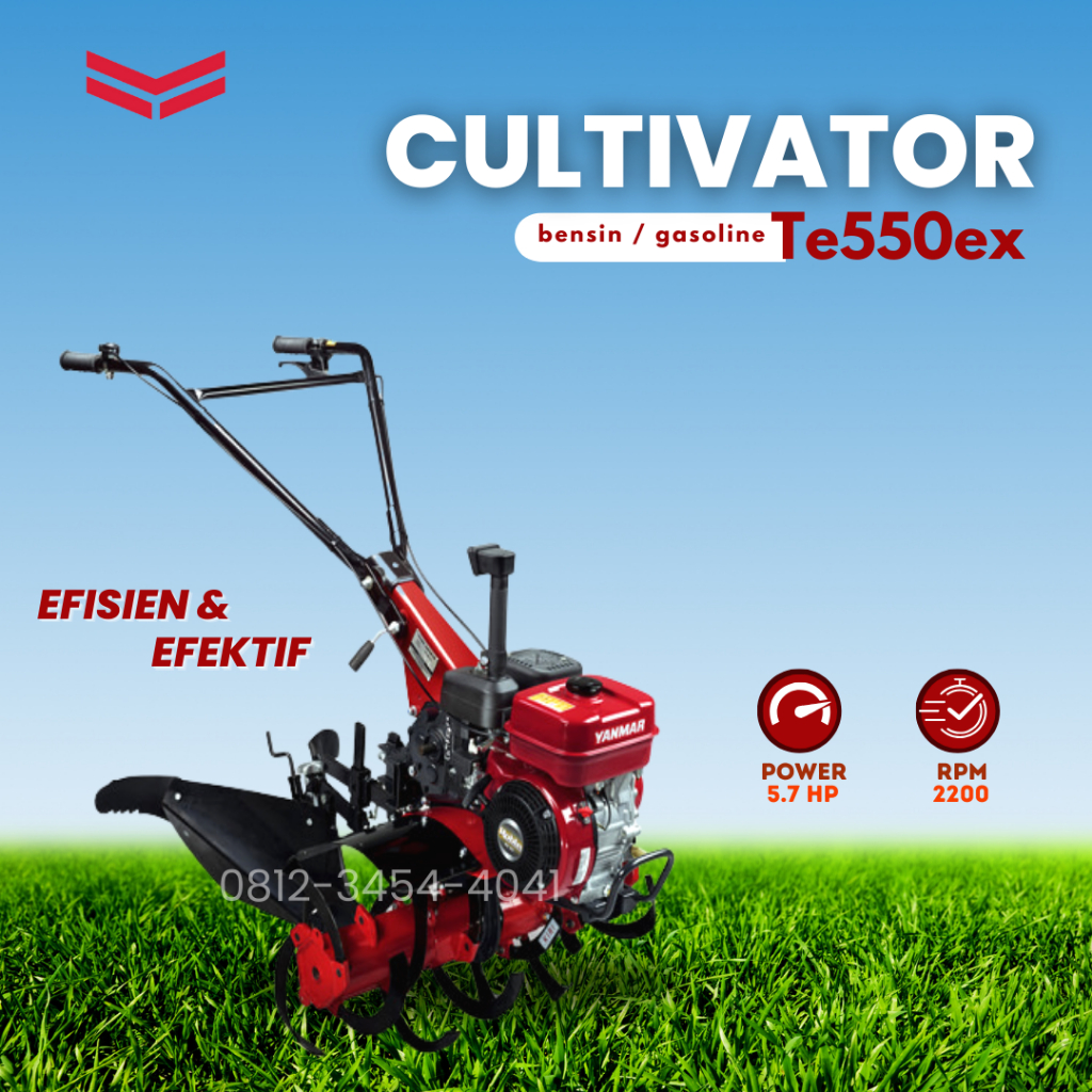 Jual Mini Traktor Cultivator Yanmar Te550ex Mesin Kultivator Tiller | Shopee Indonesia
