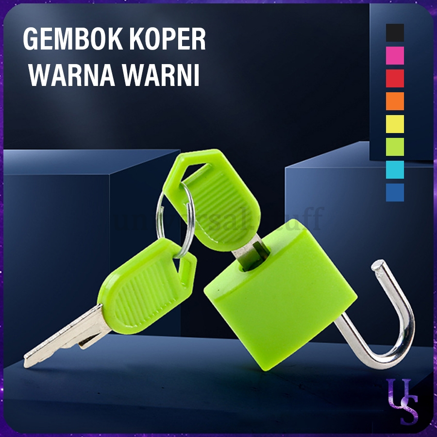 Jual [US] Gembok Koper Travel Mini Korea Jelly Series 23 mm Warna Warni ...