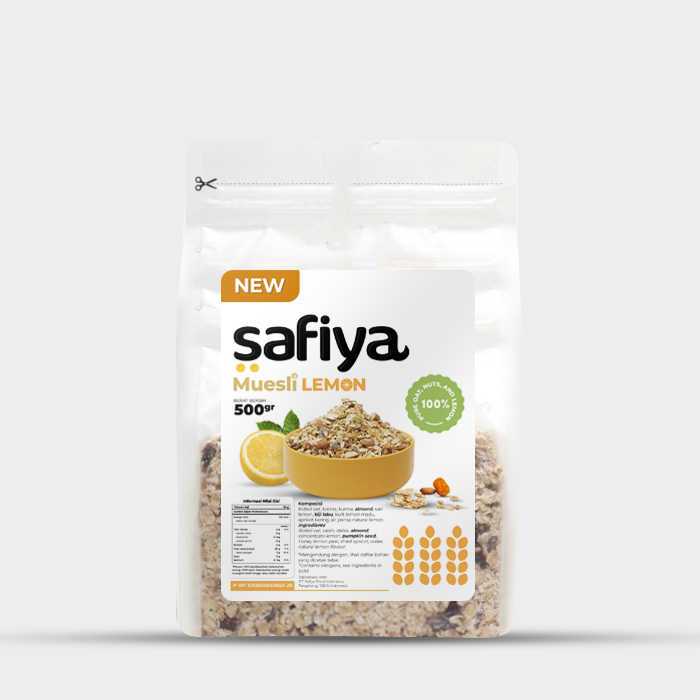 Jual Muesli Lemon Safiya 500 Gr Dried Fruit Mix Sereal Makanan Diet
