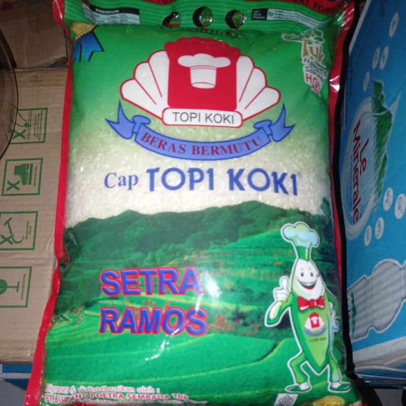 Jual BERAS CAP TOPI KOKI 5KG | Shopee Indonesia