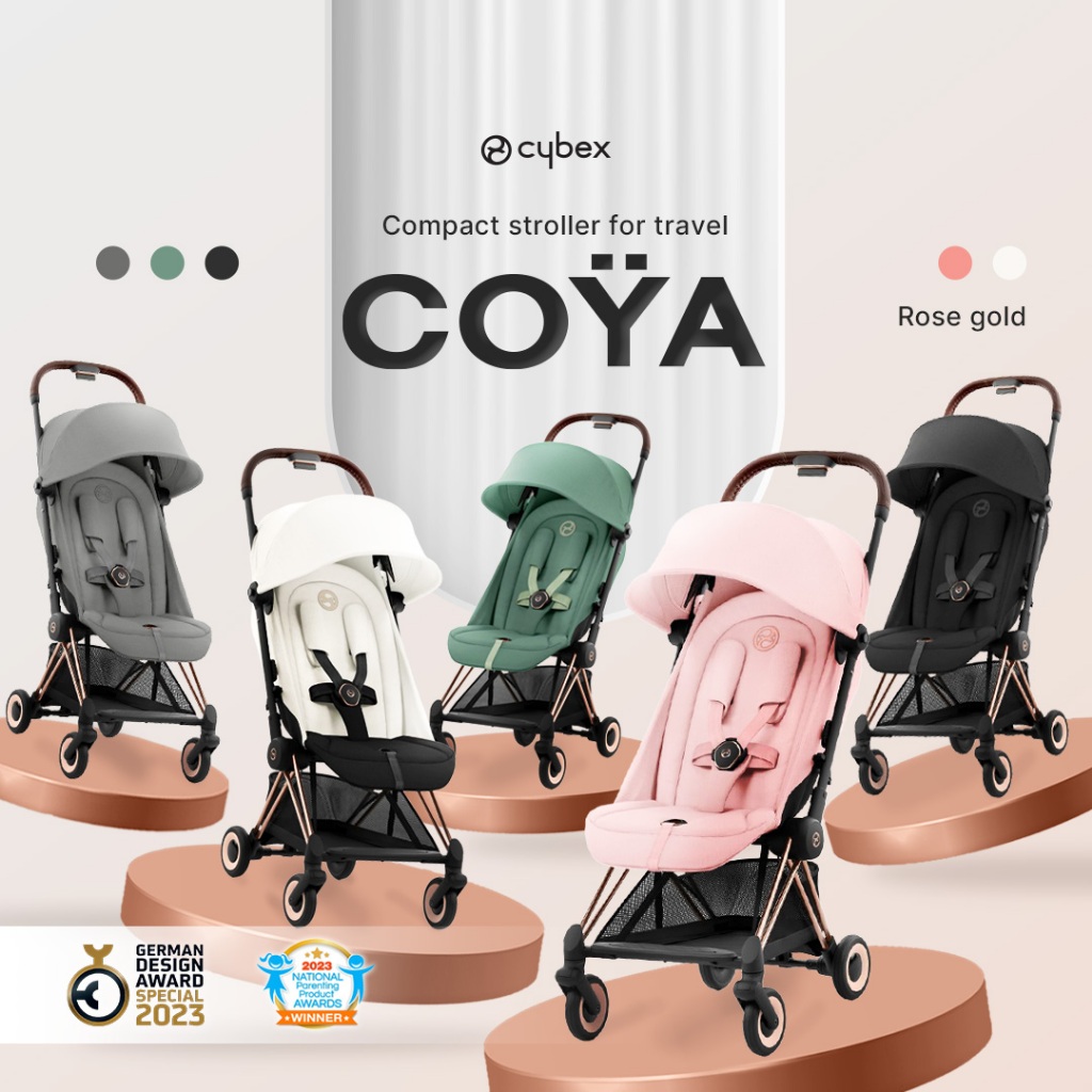Jual Cybex Stroller Coya Rose Gold | Shopee Indonesia