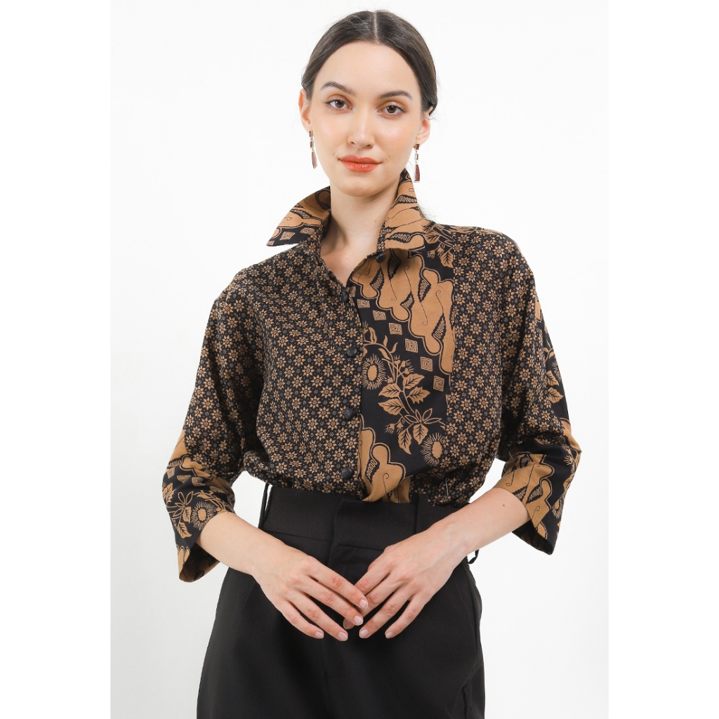 Jual Woman's Shirt SISI Cut&Sew-Asymmetric | Shopee Indonesia