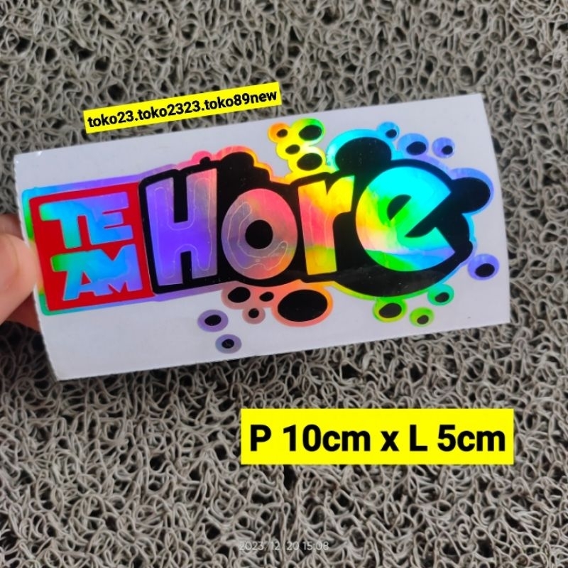 Jual stiker hologram motor team hore | Shopee Indonesia