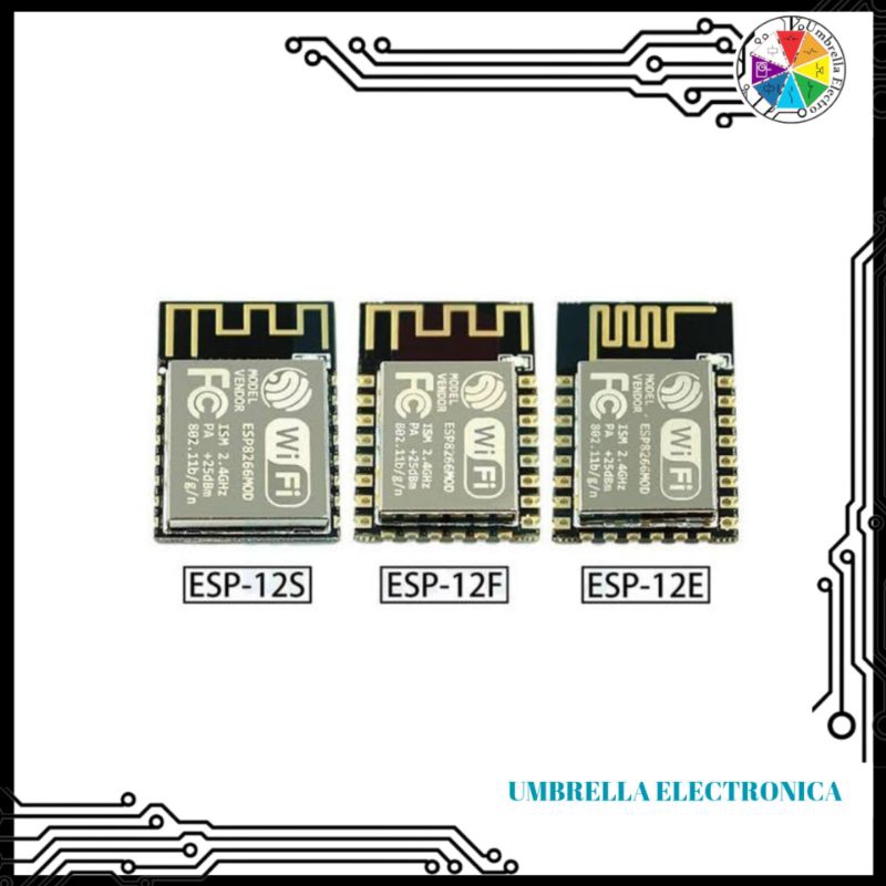 Jual Modul Chip ESP8266 ESP-12S ESP-12E ESP-12F Wireless Port Series ...
