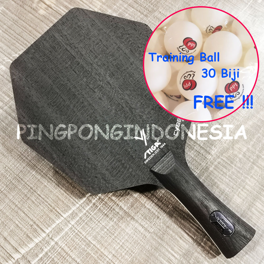 Jual Stiga Cybershape Carbon - Kayu Pingpong Bet Tenis Meja Blade Bat | Shopee Indonesia