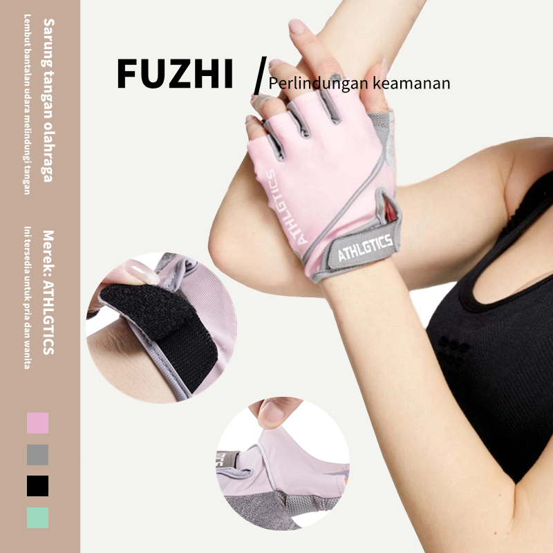 Jual Sarung Tangan Gym Wanita/Sarung Tangan Olahraga/Gloves Gym/Sarung Tangan Anti Slip | Shopee ...