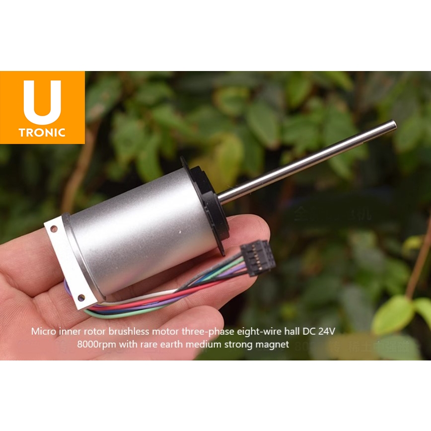 Jual Brushless Motor Three-phase Eight-wire DC 24V 8000rpm (8382 ...