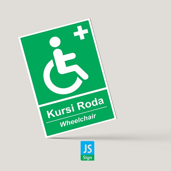 Jual STICKER K3 SAFETYSIGN - KURSI RODA | Shopee Indonesia