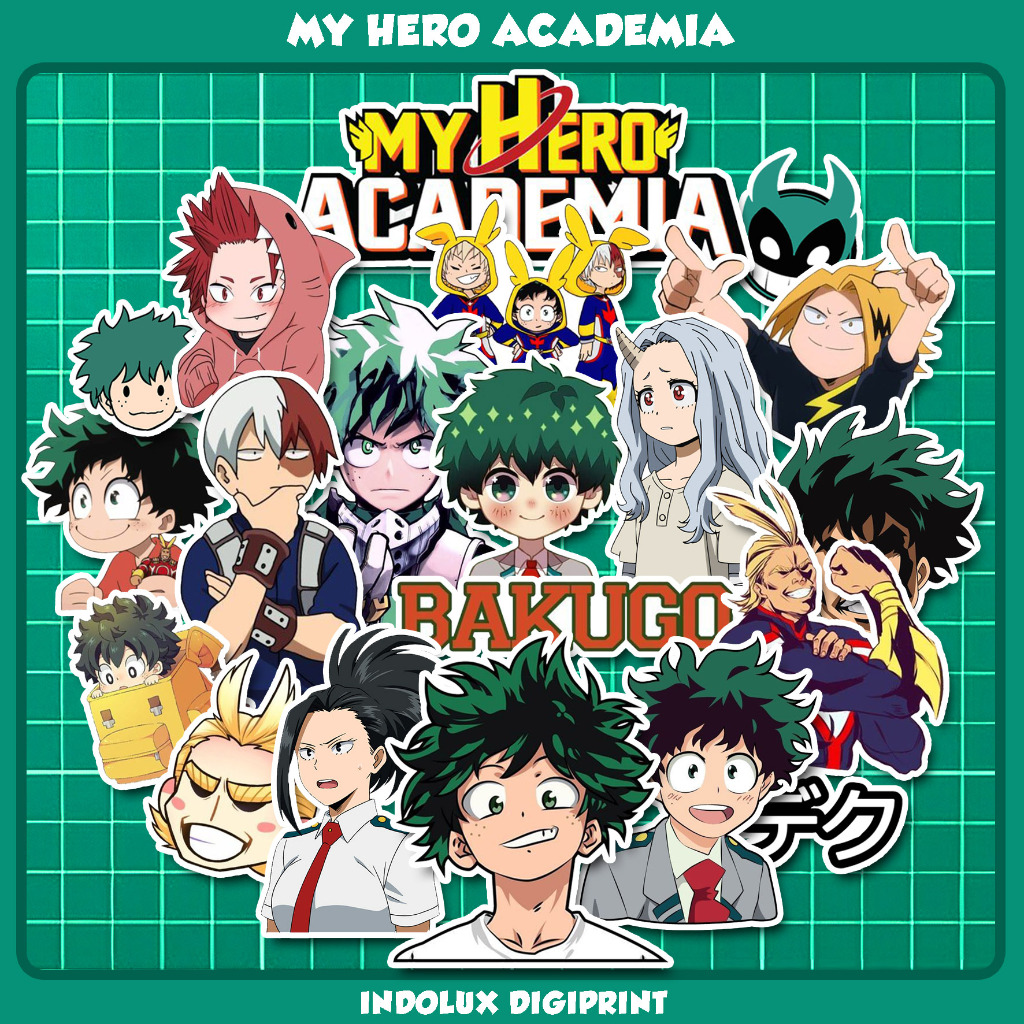 Jual Stiker My Hero Academia 38 Pcs Sticker Anime Boku No Hero Academia ...