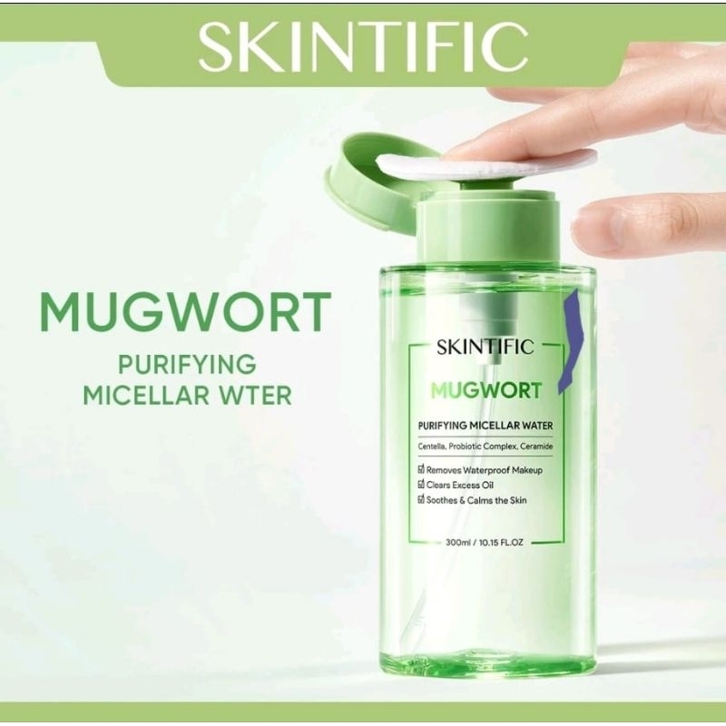Jual SKINTIFIC Mugwort Purifying Micellar Water Soother & Calms Skin ...