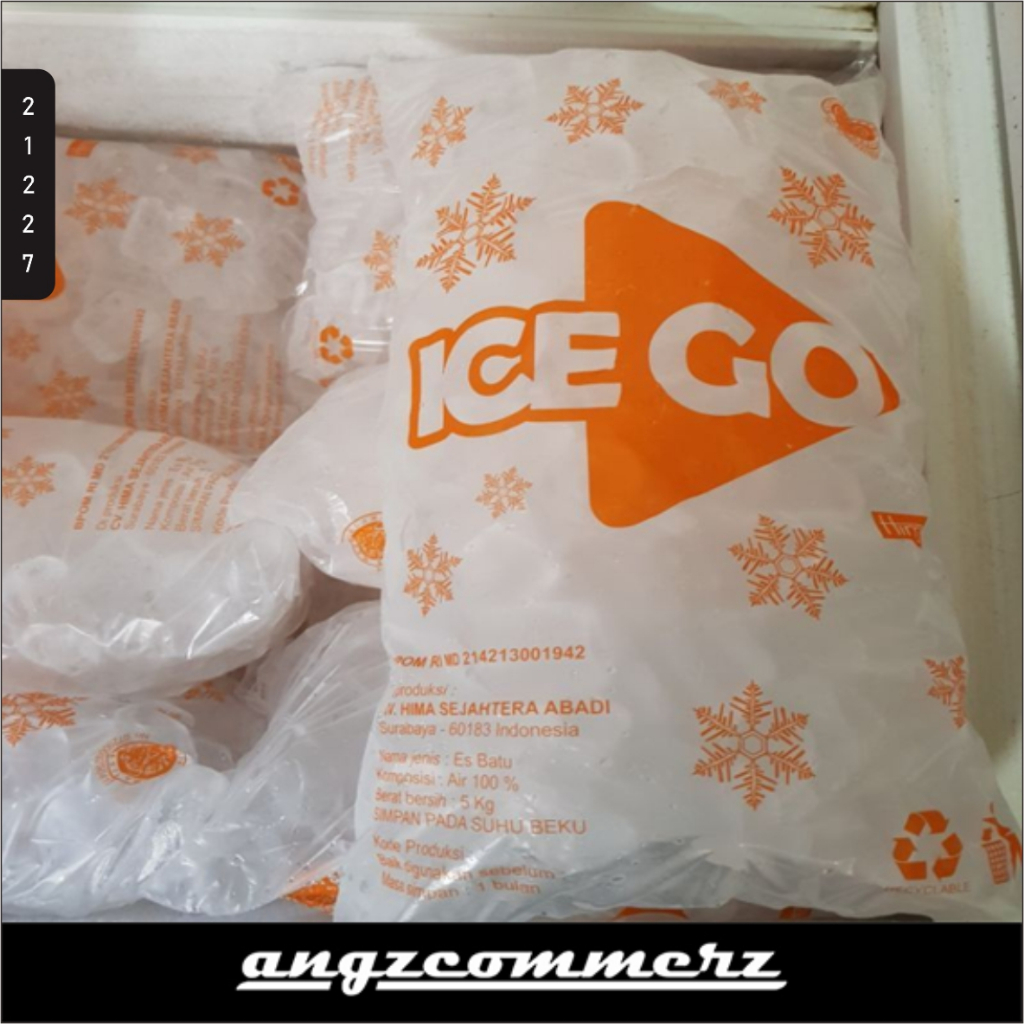 Jual Tube Ice Es Batu Kristal 5 Kg Es Batu | Shopee Indonesia