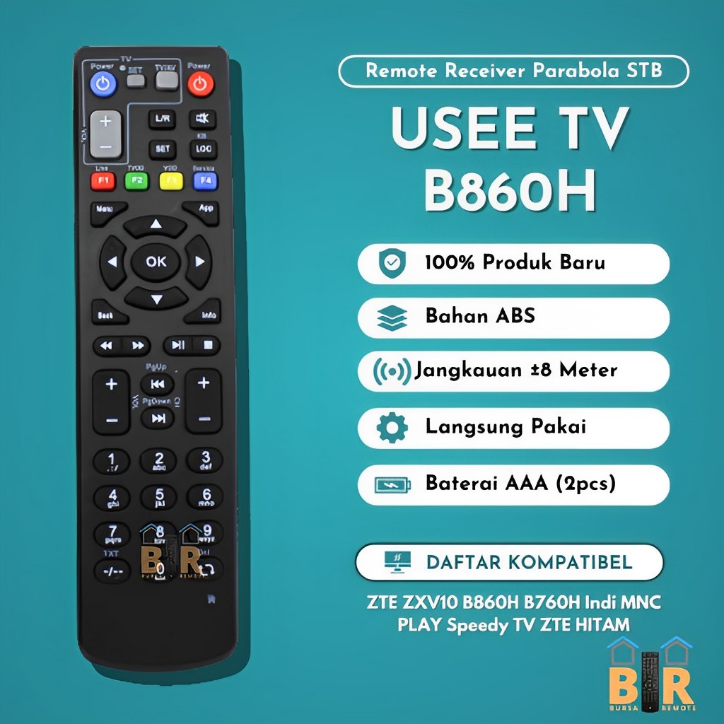 Jual Remot / Remote Receiver STB Android TV BOX ZTE ZXV10 B860H B760H ...