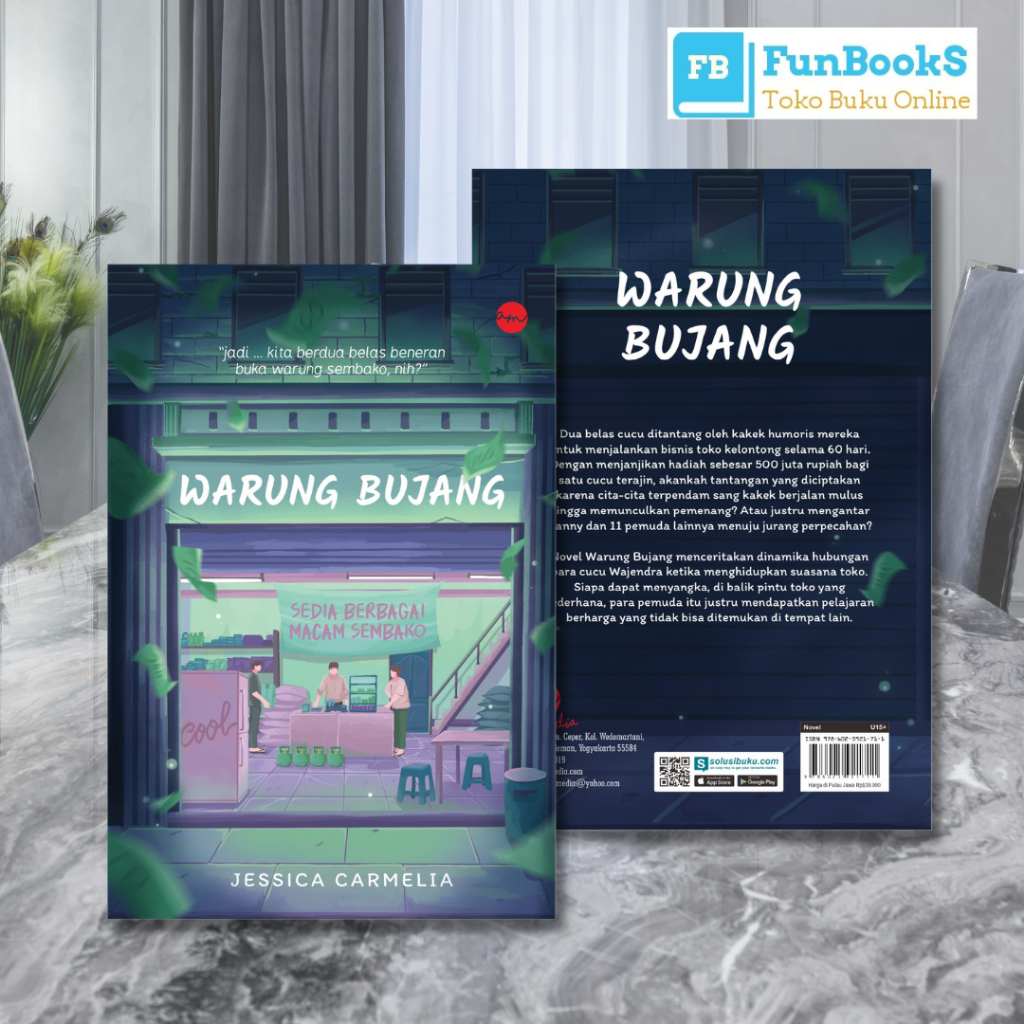 Jual Buku Novel Warung Bujang Jessica Carmelia Bonus Aria