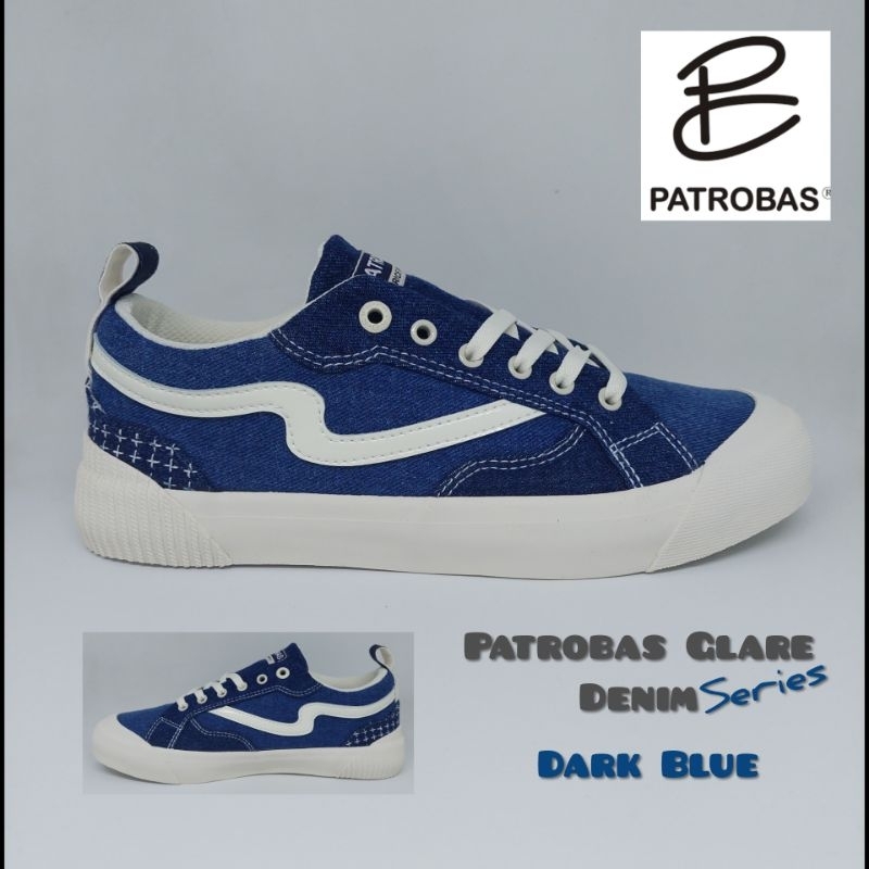 Jual NEW Sepatu PATROBAS GLARE DENIM Series (Original) | Shopee Indonesia