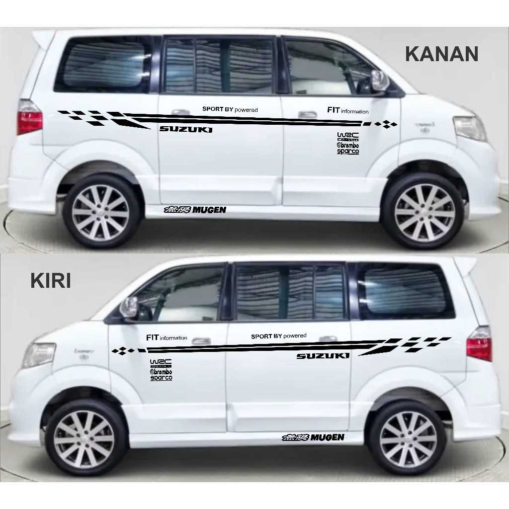 Jual 0109 Stiker mobil suzuki APV | stiker cutting keren terlaris ...