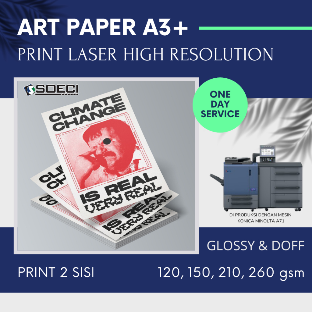 Jual ART PAPER A3+ | PRINT CETAK A3+ MURAH I 1 Sisi / 2 Sisi I FULL ...