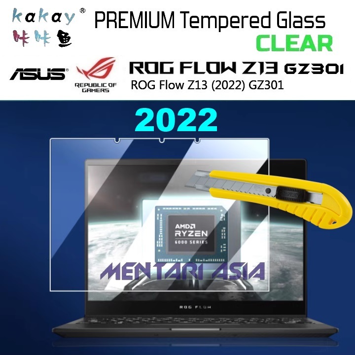 Jual Tempered Glass ASUS ROG FLOW Z13 2022 GZ301 - KAKAY Premium CLEAR ...