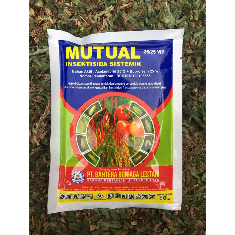 Jual Insektisida Mutual 25/25wp Kemasan 50 gram | Shopee Indonesia