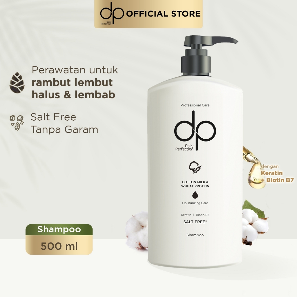 Jual DP Daily Perfection Shampoo Moisturizing Care 500 ml - Salt Free ...