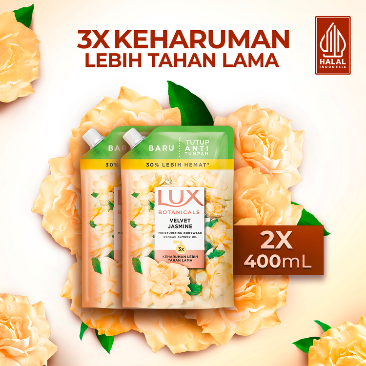 Jual Lux Botanicals Sabun Mandi Cair Velvet Jasmine 400 mL x2 | Shopee ...