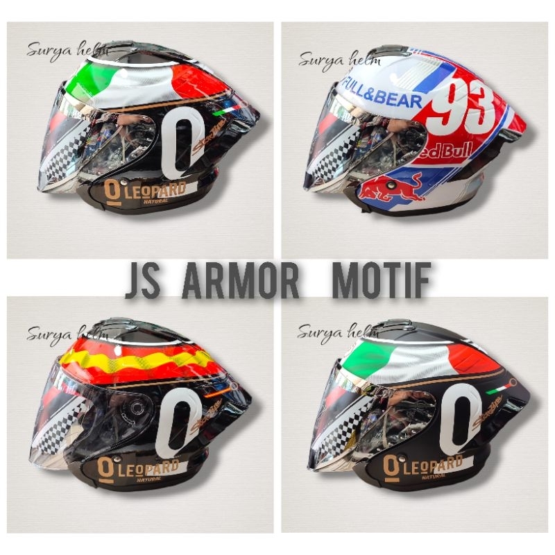 Jual HELM JS ARMOR MOTIF 100%ORIGINAL | Shopee Indonesia