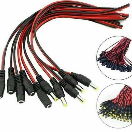 Jual KABEL DC MALE KONEKTOR DC MALE + KABEL | Shopee Indonesia