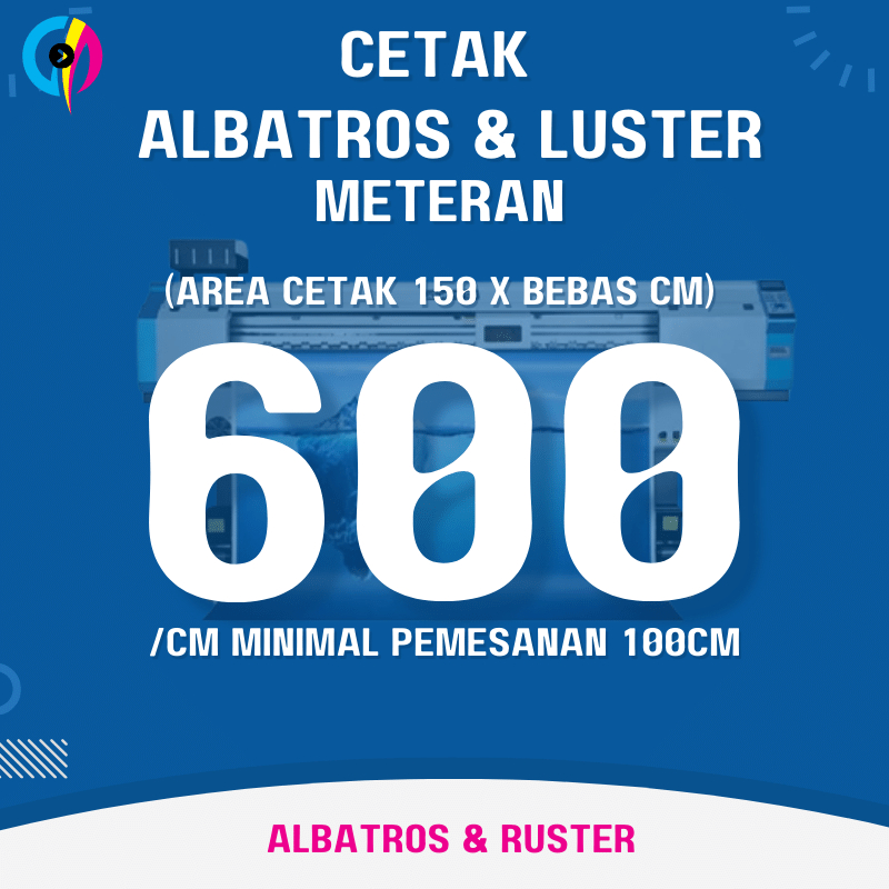 Jual CETAK ALBATROS DAN LUSTER METERAN | Shopee Indonesia
