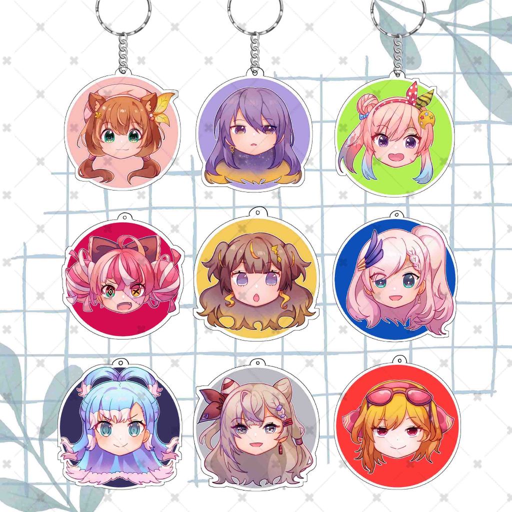 Jual Hololive ID | Keychain and Pin Button | Shopee Indonesia