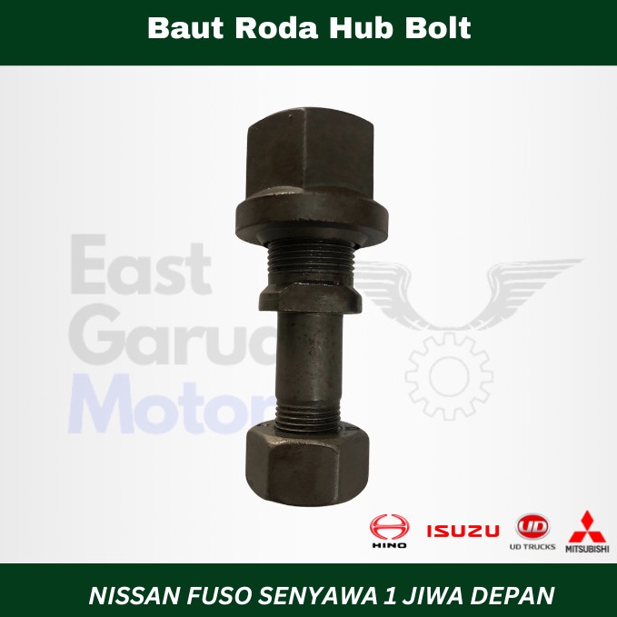 Jual Kualitas Premium Baut Roda Fuso Nissan Volvo Depan 1 Jiwa Senyawa ...