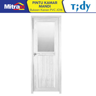 Jual Tidy Pintu Kamar Mandi Pvc + Handle Bukaan Kanan PVC J016 71x195 ...