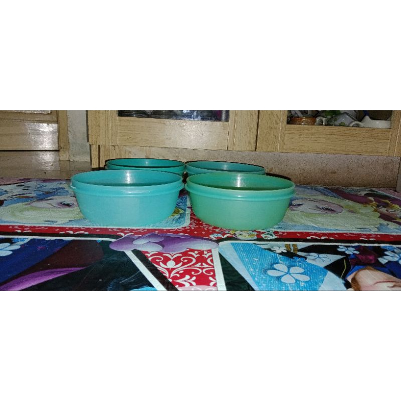 Jual small modular bowl 600ml isi 4 pcs pl/tupperware | Shopee Indonesia