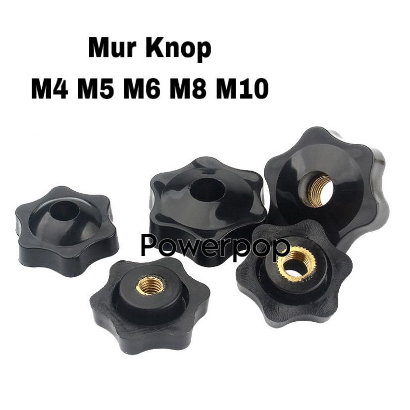 Jual M5 BAUT KNOP STAR HIGH QUALITY IMPORT / BAUT KNOB M5 / BAUT ...