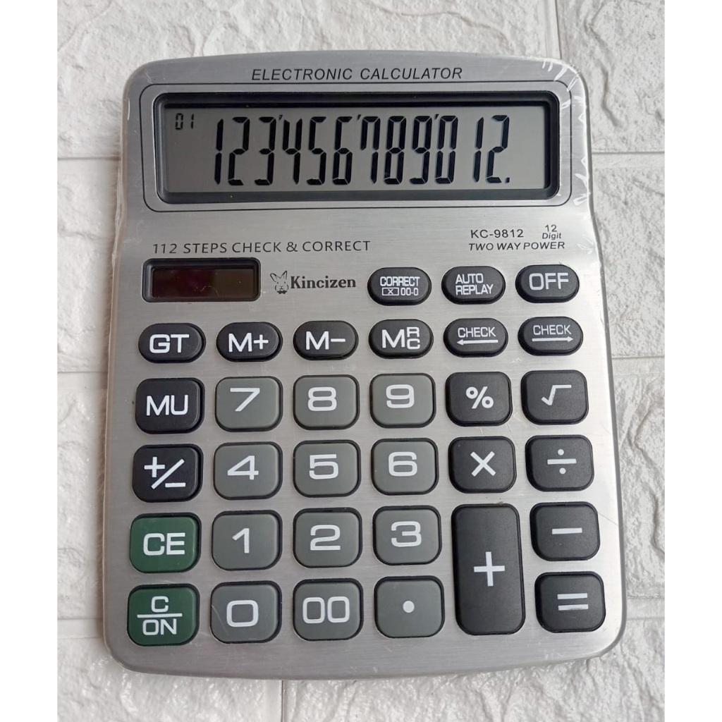 Jual Kalkulator CT 9812 - 12 Digit - Check and Correct - Ukuran Besar ...