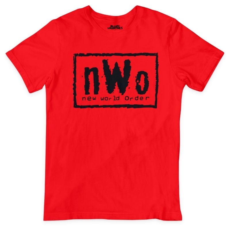 Jual WWE NWO New World Order Wolfpac Logo Red Edition T-Shirt / Kaos ...