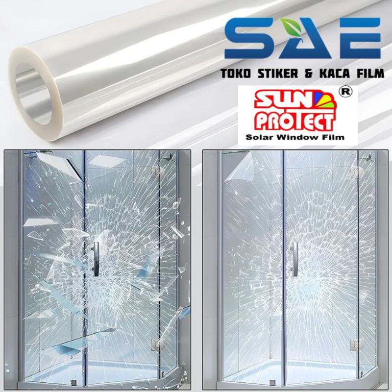Jual Kaca Film Clear Transparan Stiker Kaca Gedung Jendela Rumah Mobil ...