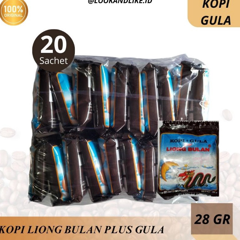 Jual KODE YUN379 Kopi Gula Liong Bulan Kopi legend Khas Bogor Enak Murah dan Halal | Shopee ...
