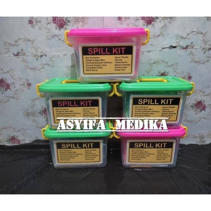 Jual Laris Spill Kit infeksius APD Klinik RS Kantor puskesmas | Shopee ...