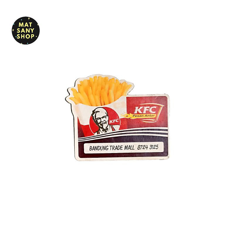 Jual Tempelan Magnet Official Merchandise KFC Original Koleksi Kolektor ...
