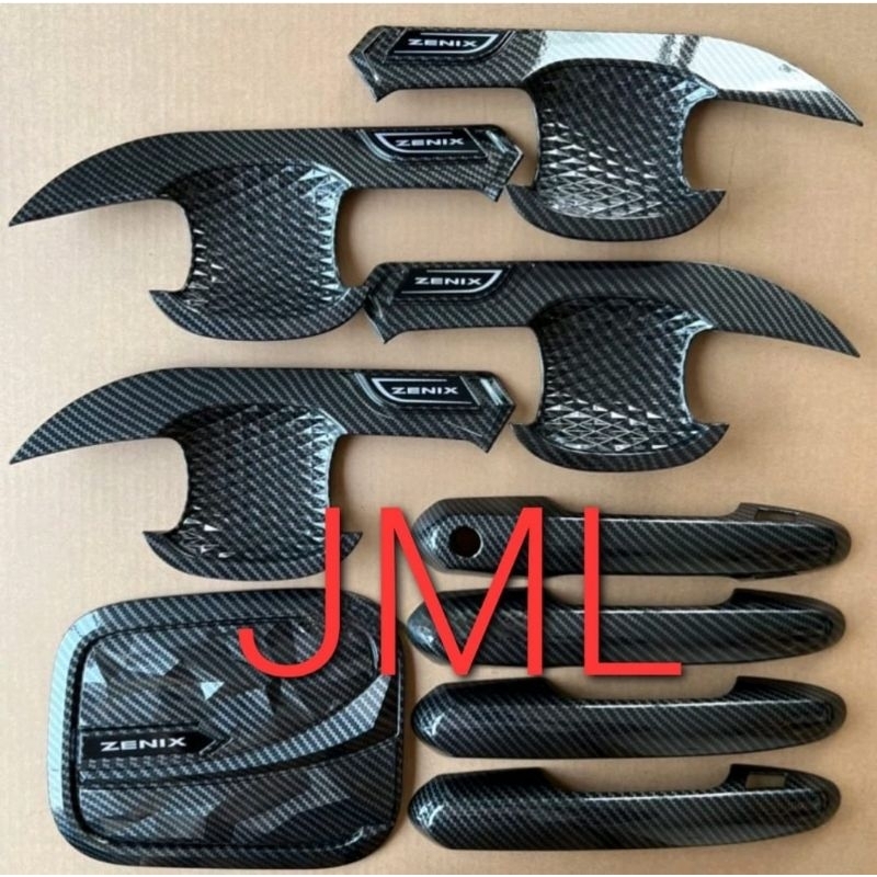 Jual Paket handle+outer+tank cover carbon Innova Zenix type G,V dan Q 2022 - 2024. | Shopee ...
