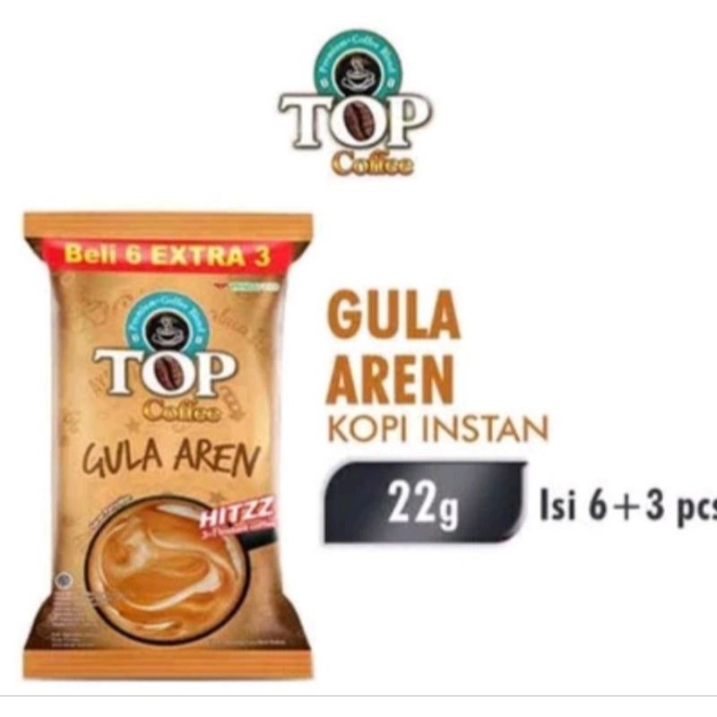 Jual TOP COFFEE GULA AREN HITZZZ KEMASAN POUCH ISI 9 SACHET | Shopee ...